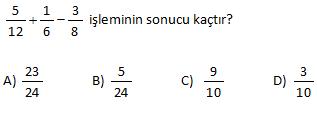 Sorubak Online Test Çöz