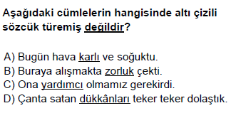 Sorubak Online Test Çöz