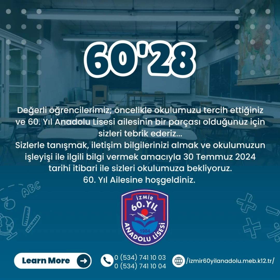 Güzelbahçe 60.yıl Anadolu Lisesi Taban Puanı 2026 | Başarıları ...